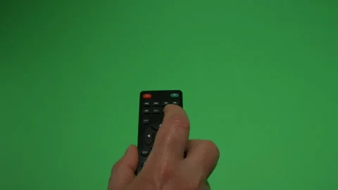 Remote Control 2 on Green screen Chroma ... | Stock Video | Pond5