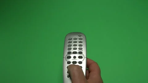 Remote Control 3 on Green screen Chroma ... | Stock Video | Pond5