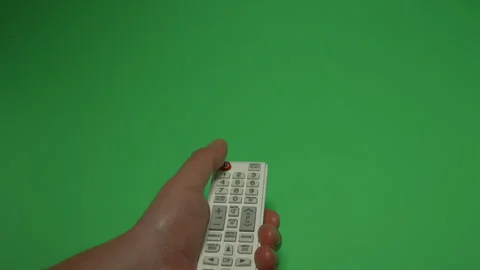 Remote Control 6 on Green screen Chroma ... | Stock Video | Pond5