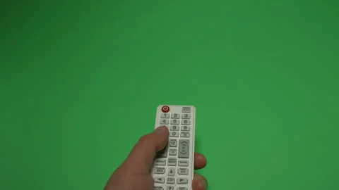 Remote Control 6 on Green screen Chroma ... | Stock Video | Pond5