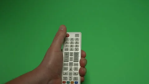Remote Control 6 on Green screen Chroma ... | Stock Video | Pond5