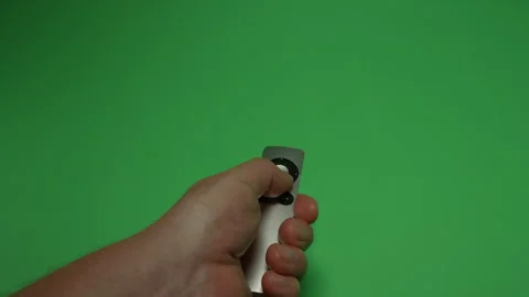 Remote Control 8 on Green screen Chroma ... | Stock Video | Pond5