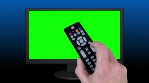 Remote Control Television (Chroma Key Gr... | Stock Video | Pond5