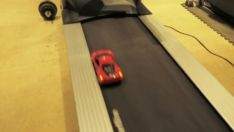 Car Wheel Treadmill Stock Footage ~ Royalty Free Stock Videos | Pond5