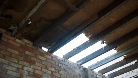 Flat Roof Damage Stock Videos – Royalty-Free HD & 4K Videos | Pond5