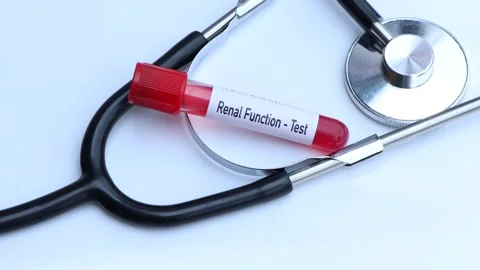 renal function test to look for abnormal... | Stock Video | Pond5
