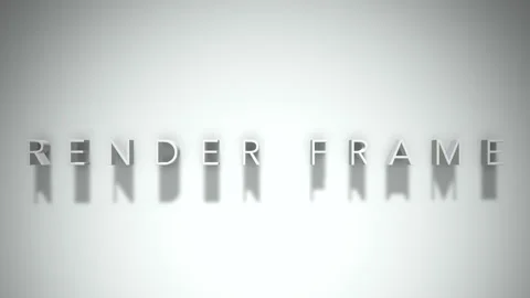render frame 3D title animation white te... | Stock Video | Pond5