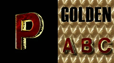 rendered with alpha matted mode loop gol... | Stock Video | Pond5