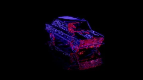 Rendering 3D animation, Car model on a b... | Stock Video | Pond5