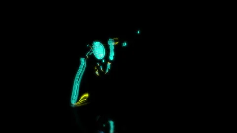 Rendering 3D animation, Revolver 1905 mo... | Stock Video | Pond5