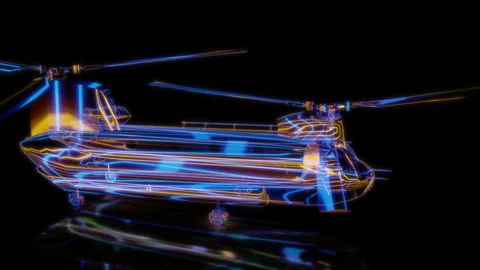 Helicopter Animation Stock Video Footage | Royalty Free Helicopter ...