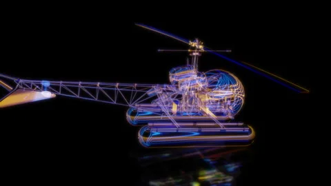 Helicopter Animation Stock Video Footage | Royalty Free Helicopter ...