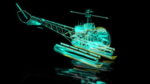 Helicopter Animation Stock Video Footage | Royalty Free Helicopter ...