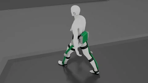 Rendering concept wearable Exoskeleton d... | Stock Video | Pond5