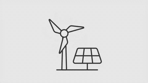 Renewable Energy Animation Stock Video Footage | Royalty Free Renewable ...