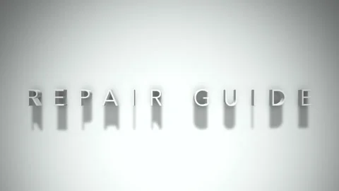 repair guide 3D title animation white te... | Stock Video | Pond5