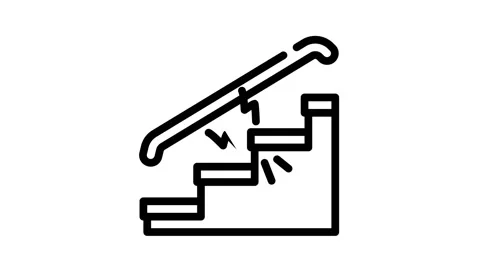 Steps Line Icon Stock Video Footage | Royalty Free Steps Line Icon ...