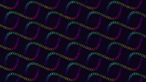 Repeat futuristic waves pattern with rai... | Stock Video | Pond5