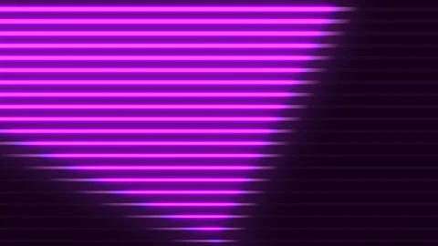 Repeat pulse neon purple lines on black ... | Stock Video | Pond5