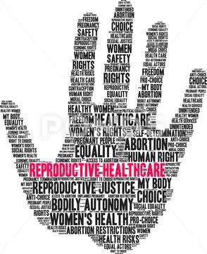 Reproductive Healthcare Word Cloud Illustration #197116368