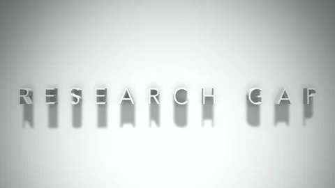 research gap 3D title animation white te... | Stock Video | Pond5