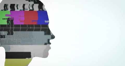 Resembled television test pattern on sil... | Stock Video | Pond5