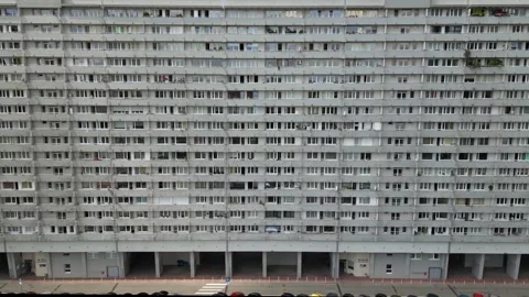 Residential block Superjednostka (meanin... | Stock Video | Pond5