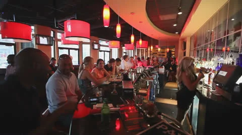 Bar Scene Stock Footage ~ Royalty Free Stock Videos | Pond5
