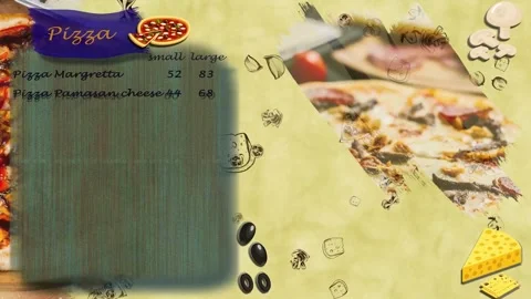 Restaurant menu slideshow 4k ~ After Effects #249199935