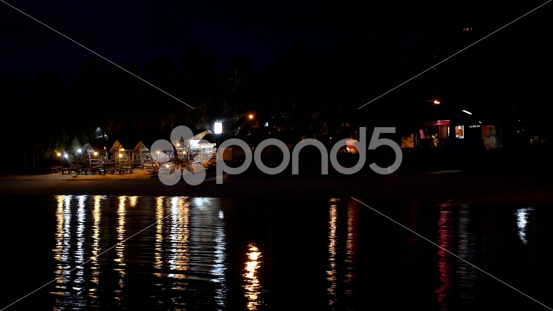 Tropical Beach Night