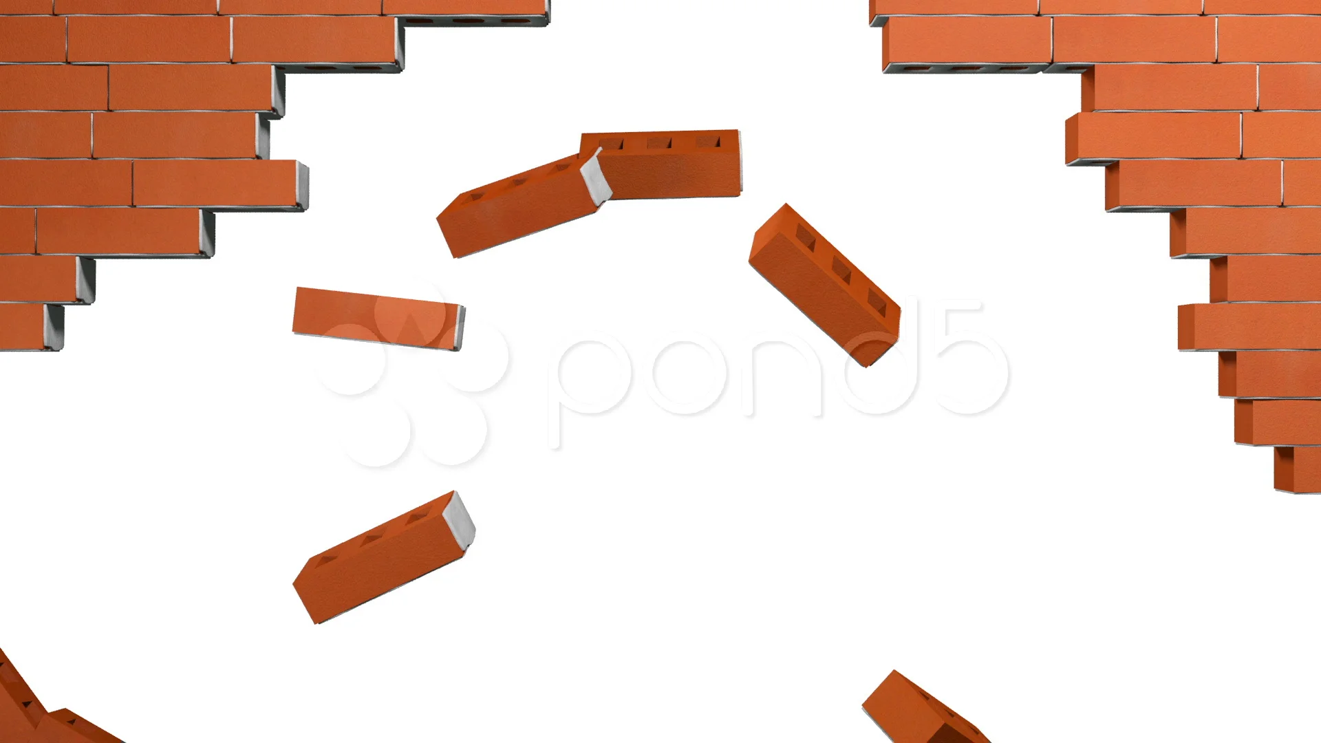 Broken Brick Wall Clipart
