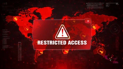 Restricted Access Stock Footage ~ Royalty Free Stock Videos | Pond5