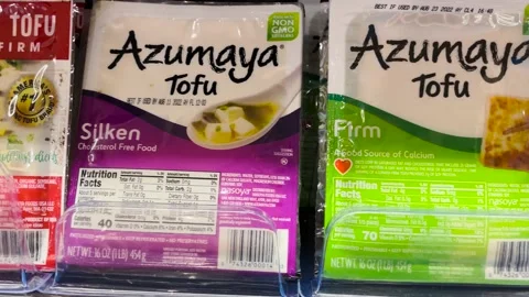 Retail grocery store Azumaya Tofu in a r... | Stock Video | Pond5