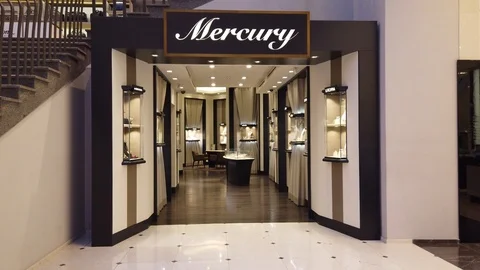 Retail store Mercury. Luxurious and expe... | Stock Video | Pond5