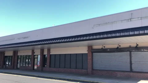 Retail Stores Closed Down, Strip Mall Cl... | Stock Video | Pond5