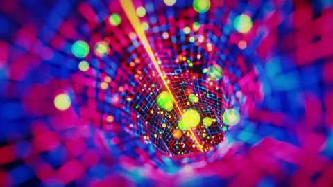 Retro 80s 3D futuristic science fiction ... | Stock Video | Pond5