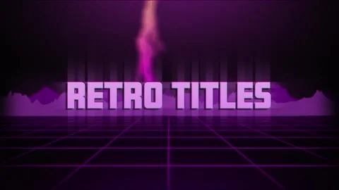 Retro 80’s Titles ~ After Effects Template #169515762