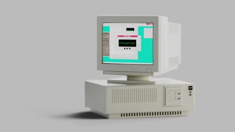 Retro Aesthetic of a Falling CRT Monitor... | Stock Video | Pond5