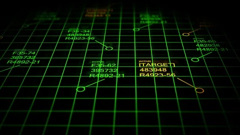 Retro air radar aviation screen for air ... | Stock Video | Pond5