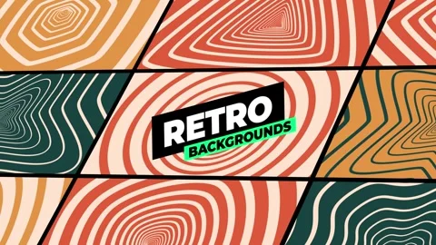 Retro Backgrounds ~ After Effects Project #304009913 | Pond5