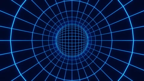 Retro ball in hypnotic loop optical illu... | Stock Video | Pond5