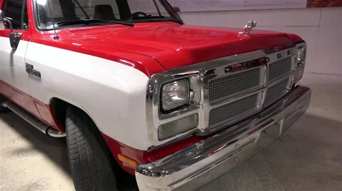 Retro car Jeep DODGE RAM. HD. 50 fps | Stock Video | Pond5