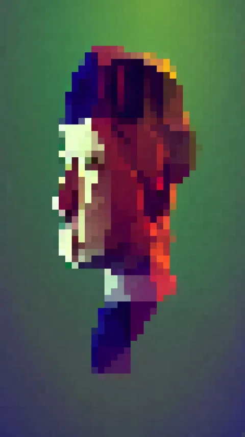 Pixel Art Character Stock Footage ~ Royalty Free Stock Videos | Pond5