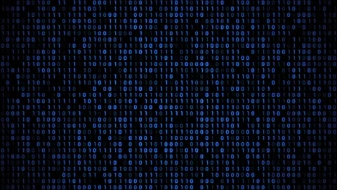 Retro CRT Monitor Binary Code Technology... | Stock Video | Pond5