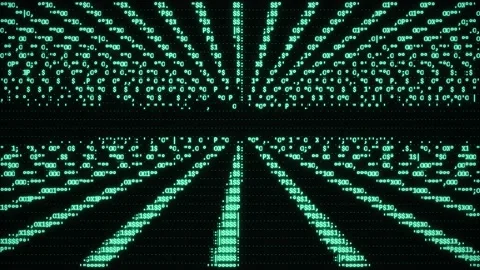 Retro Geometric Background in Ascii Code... | Stock Video | Pond5