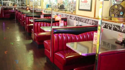 Retro Diner Interior Stock Videos – Royalty-Free HD & 4K Videos