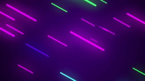 Retro Light Streaks Neon Looping Backgro... | Stock Video | Pond5