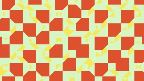 Retro mosaic with geometric animated til... | Stock Video | Pond5