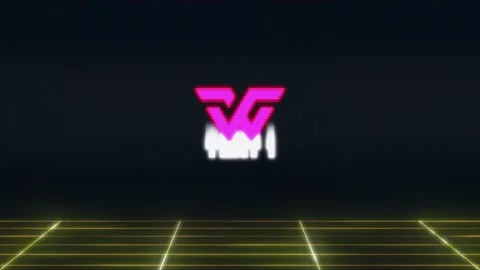 Retro Motion Trail CRT Grid Logo Reveal AEP ~ After Effects #283813017