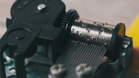 Retro Music Box Mechanism with Spinning ... | Stock Video | Pond5
